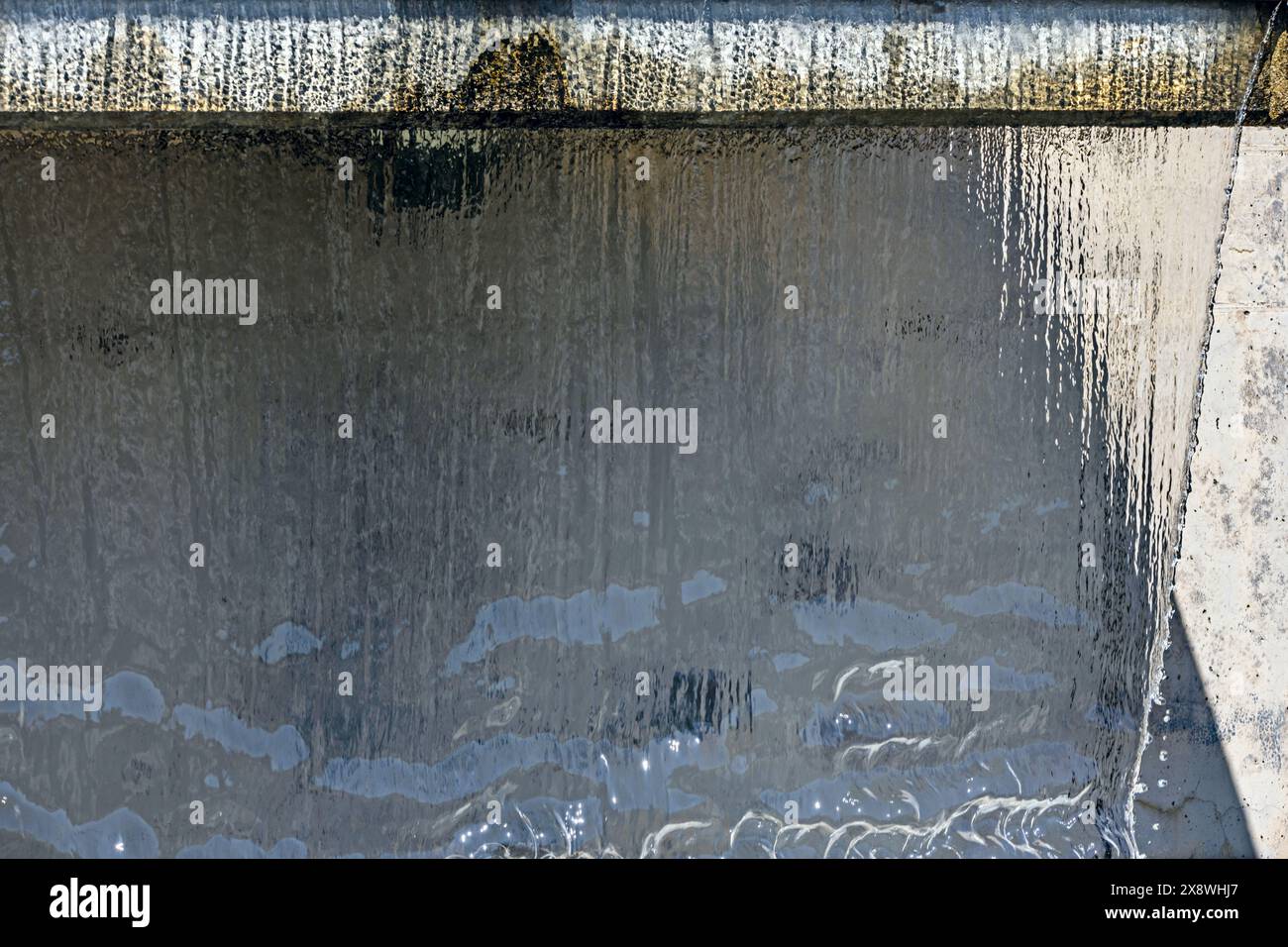 The water molecule adopts a nonlinear geometry, with the two hydrogen ...