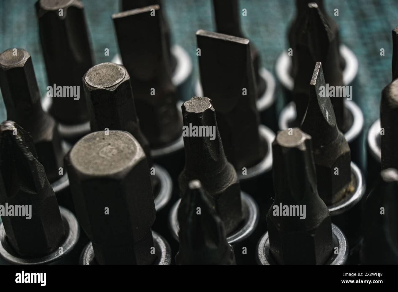 Close up assorted drill hi-res stock photography and images - Alamy
