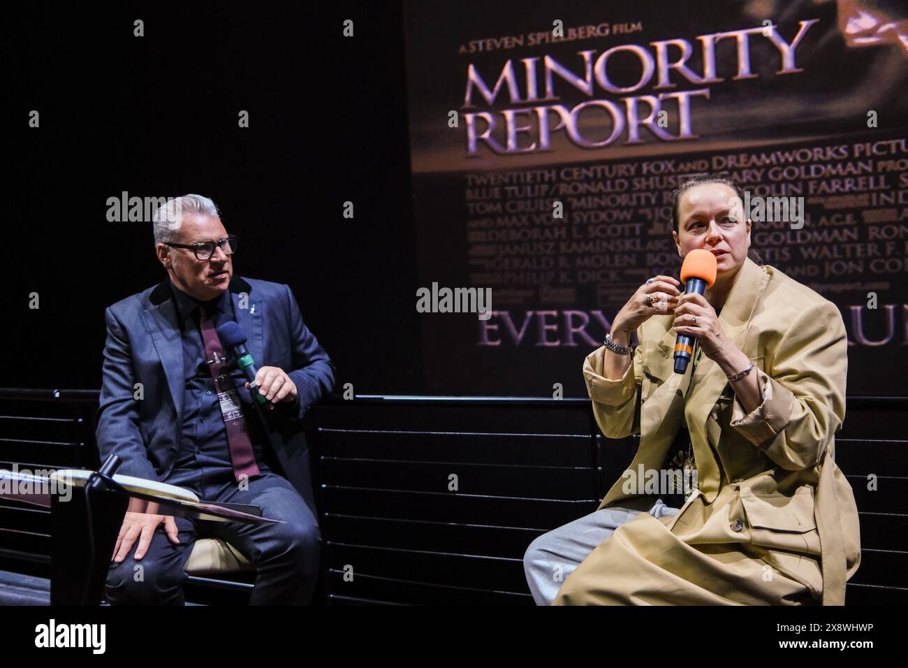 London, UK. 27th May, 2024. Mark Kermode and Samantha Morton ...