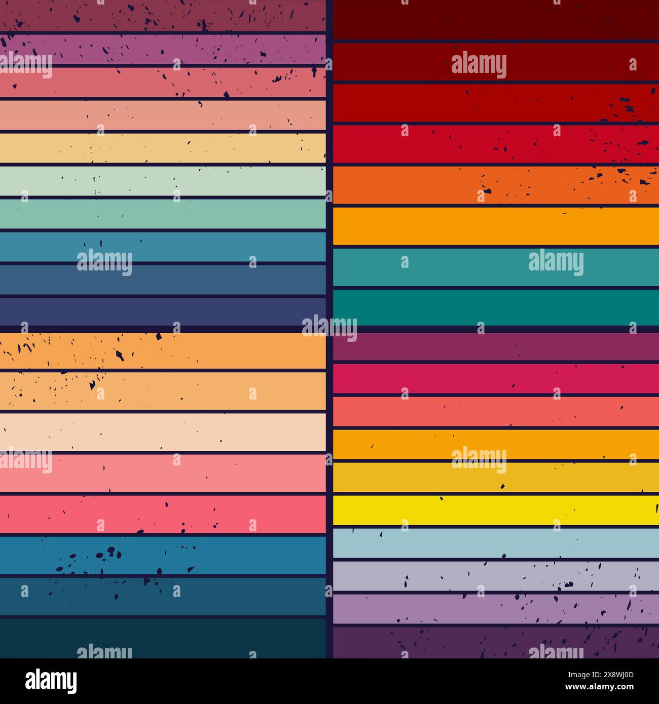 Retro colors decorative old style palettes 80s Stock Vector Image & Art ...