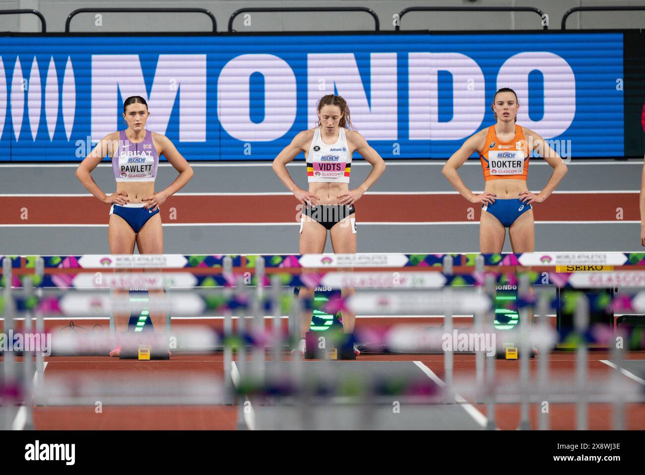 Abigail Pawlett of Great Britain, Noor Vidts of Belgium and Sofie ...