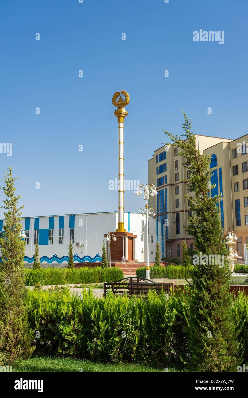 Sovietic monument in Panjakent, Tajikistan Stock Photo - Alamy