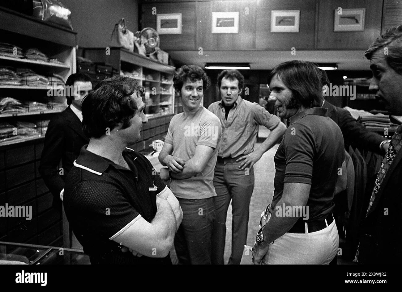 Brazilian car racer Emerson Fittipaldi doing some shopping at Florida ...