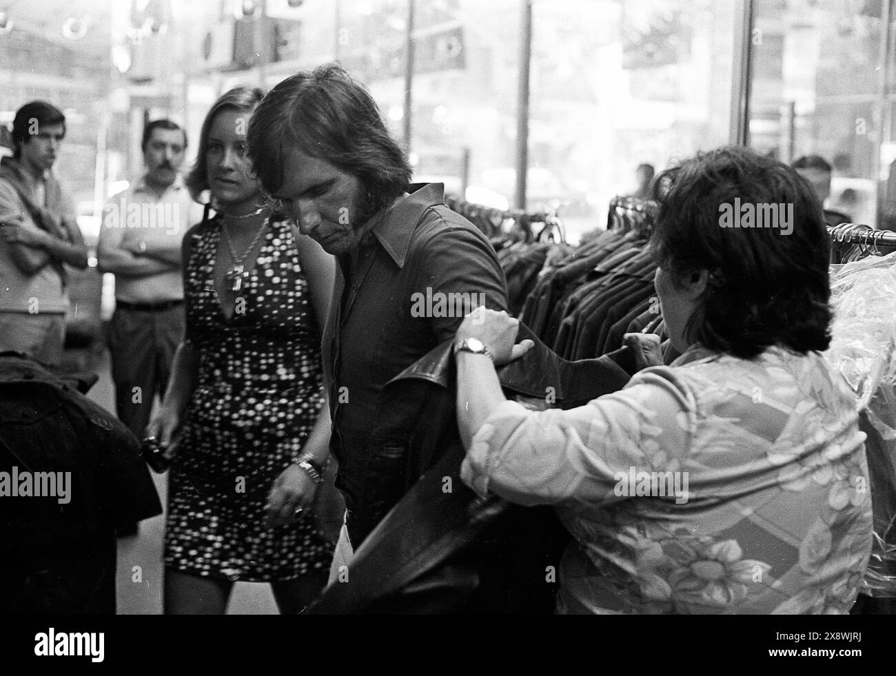 Brazilian car racer Emerson Fittipaldi doing some shopping at Florida ...