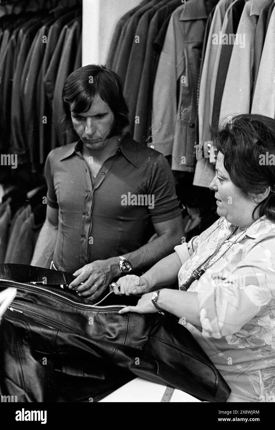 Brazilian car racer Emerson Fittipaldi doing some shopping at Florida ...