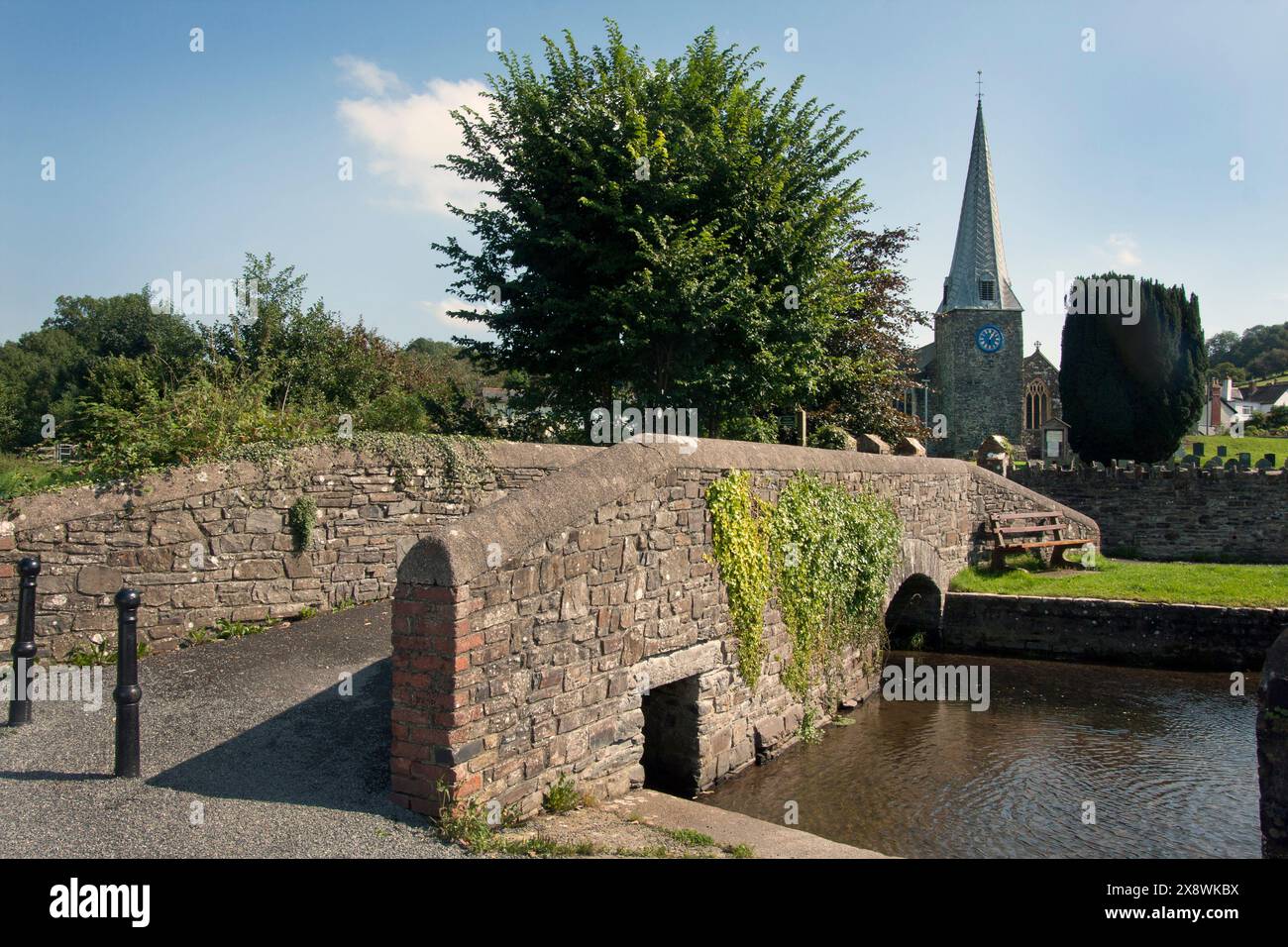 Swimbridge & St James Church close to Exmoor, north Devon. It was the ...
