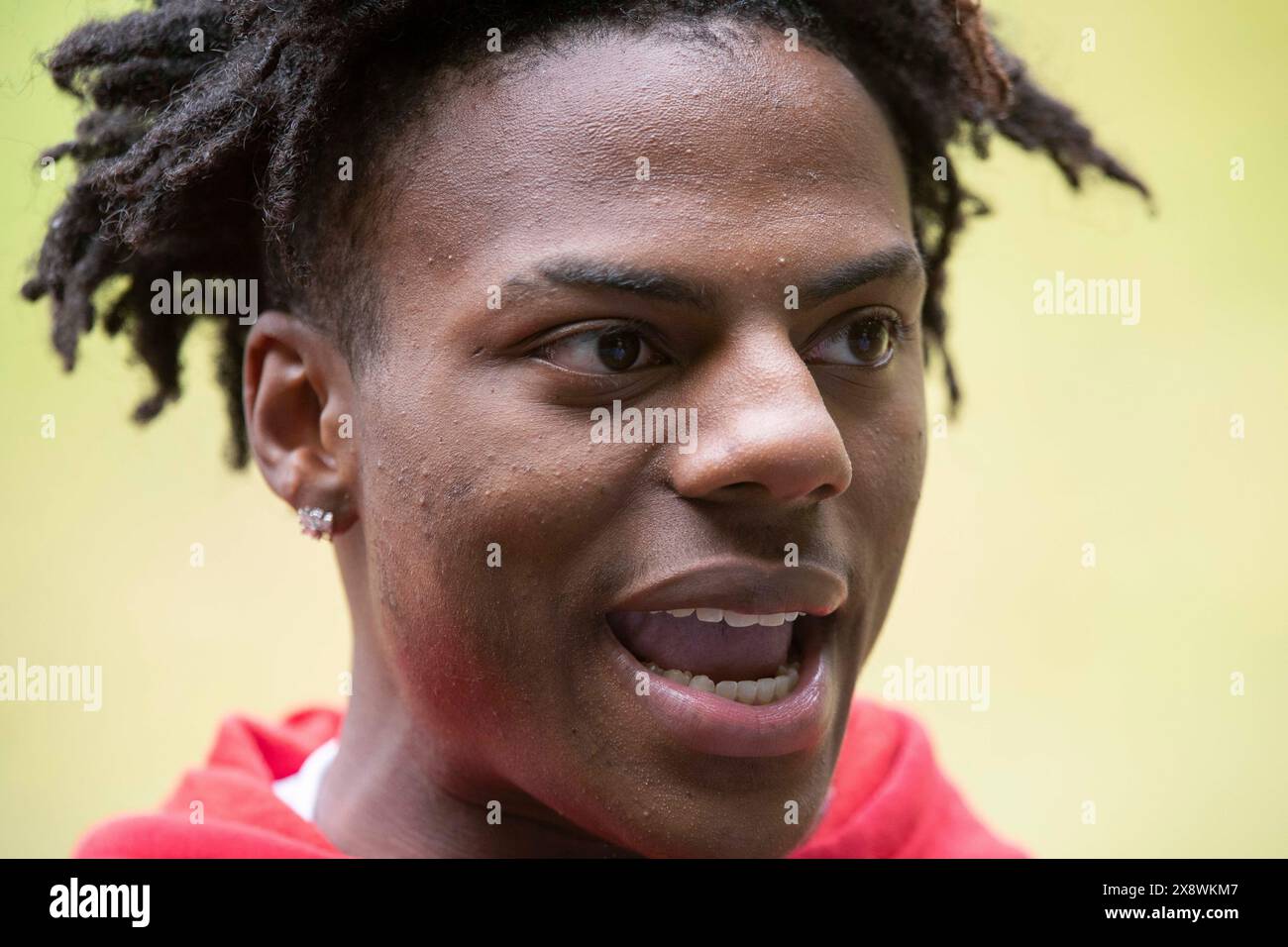 US YouTuber and rapper IShowSpeed during the 2024 Cooper’s Hill Cheese ...