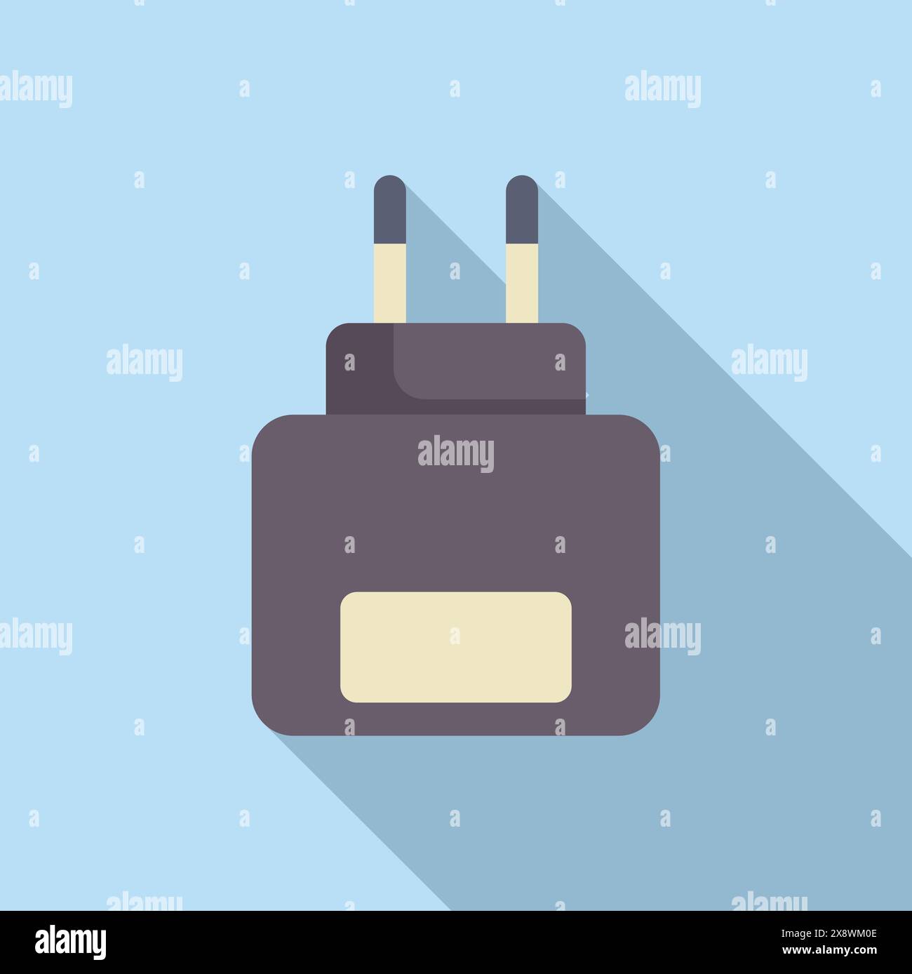 Vector illustration of a simple flat design icon depicting a brown ...