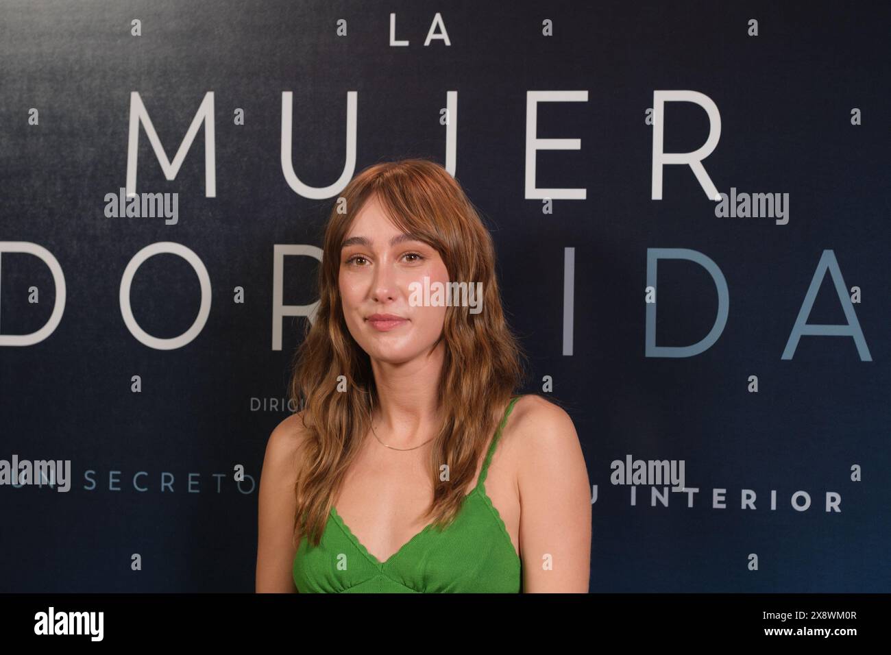 Actress Almudena Amor attends the photocall of the movie La Mujer ...