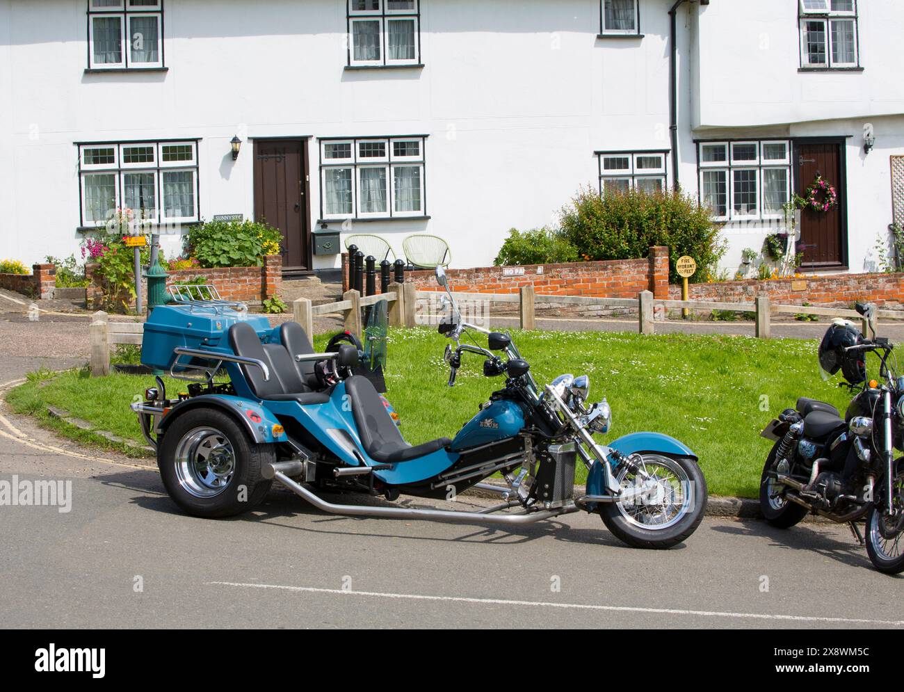 Boom Chopper Trike Finchingfield Essex Stock Photo - Alamy