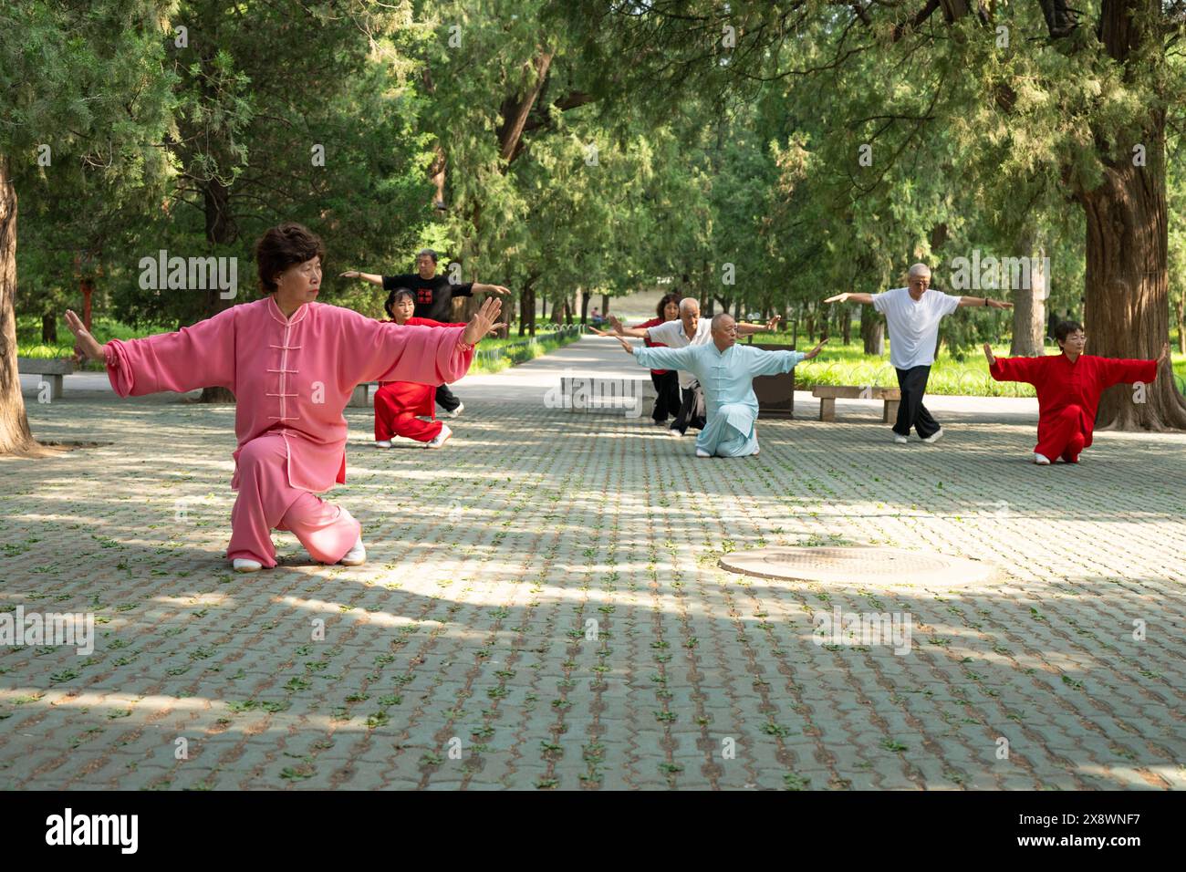Temple of heaven beijing tai chi hi-res stock photography and images ...