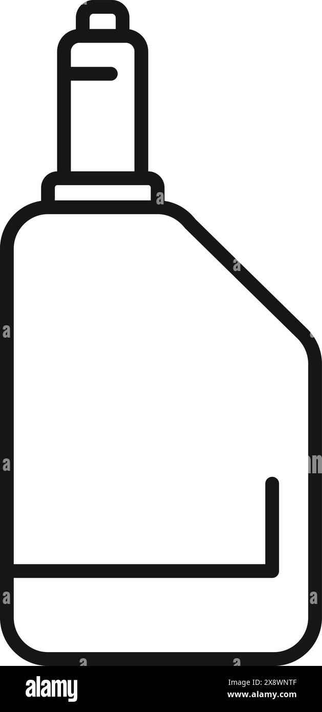 Simple line drawing of a hand sanitizer pump bottle, ideal for ...