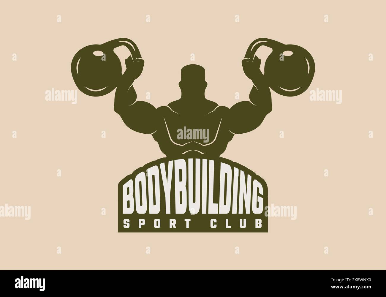 Vector illustration of an athletic figure exercising, ideal for a ...