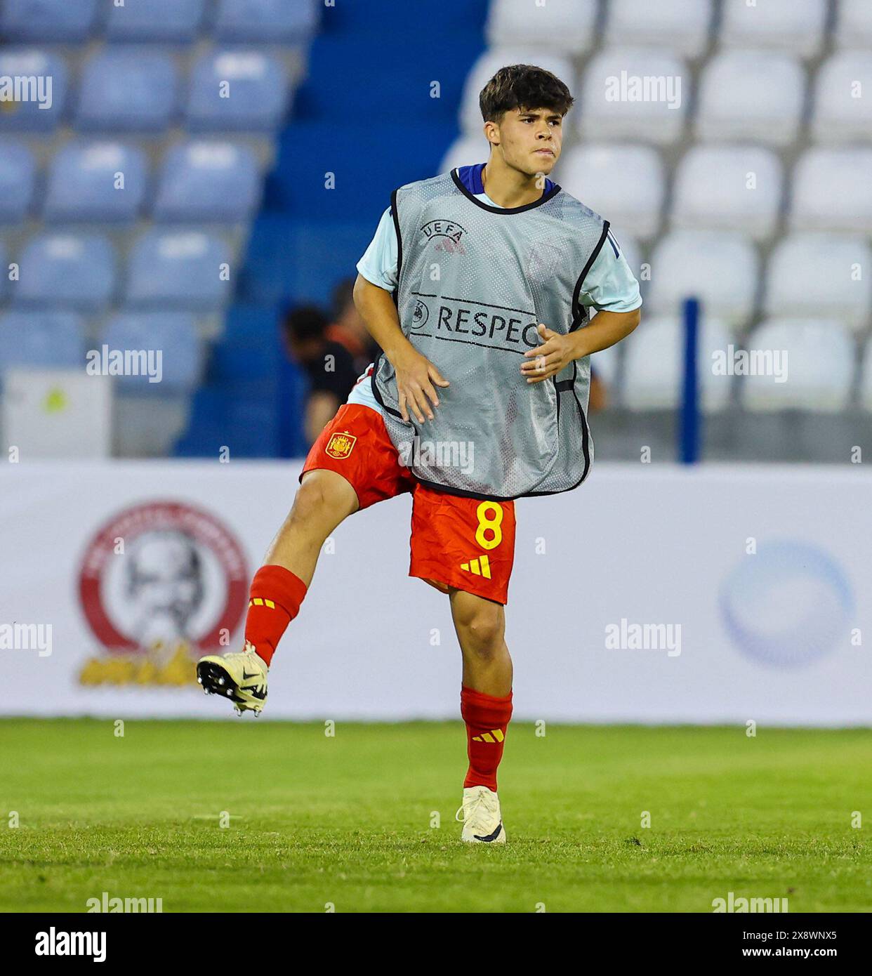 Larnaca, Cyprus, May 27th 2024: Quim Junyent (8 Spain) before the UEFA ...