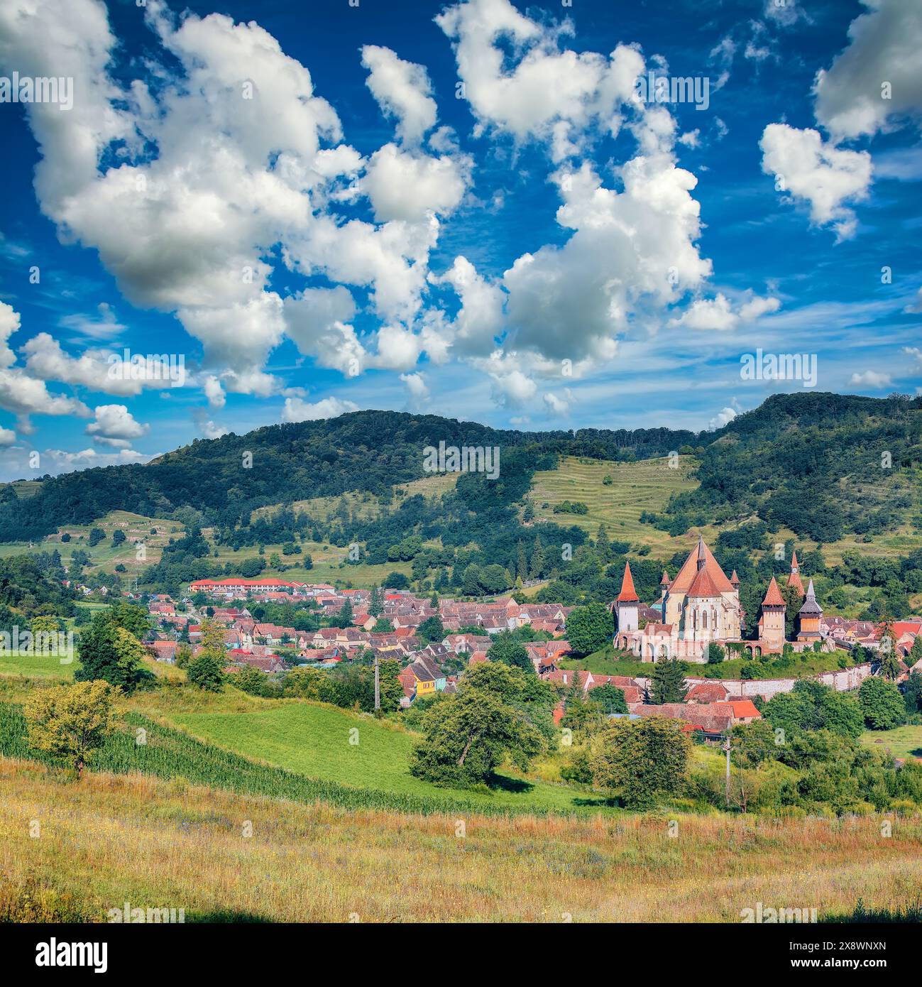 Amazing medieval architecture of Biertan fortified Saxon church in ...