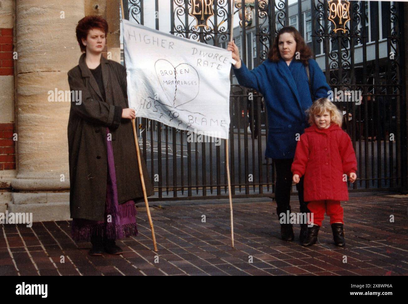 NAVY WIVES PROTEST IN PORTSMOUTH OVER PLANS TO ALLOW WRENS TO SERVE ...
