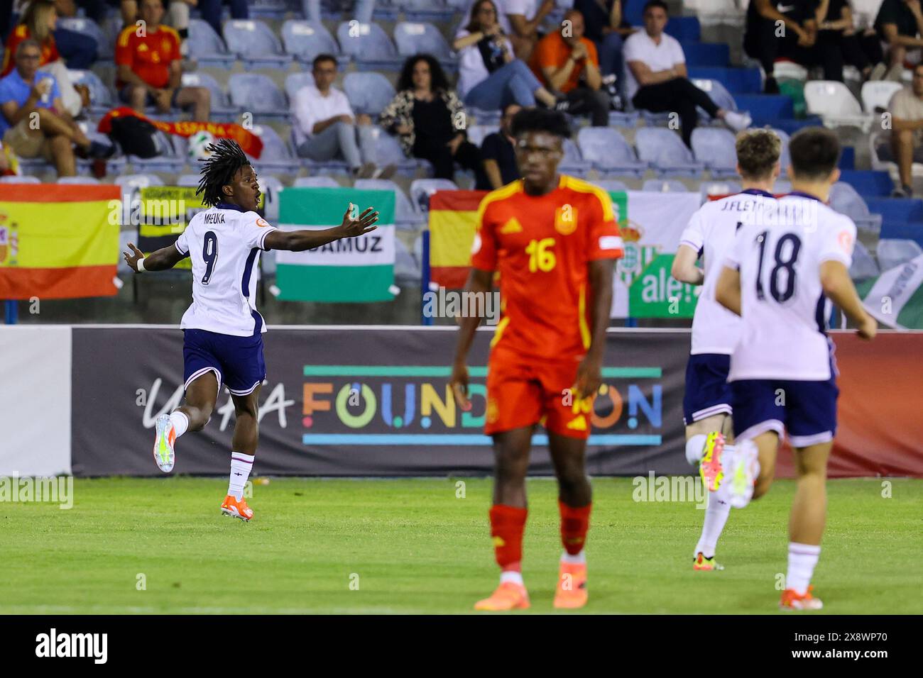 Larnaca, Cyprus, May 27th 2024: Shumaira Mheuka (9 England) celebrates ...