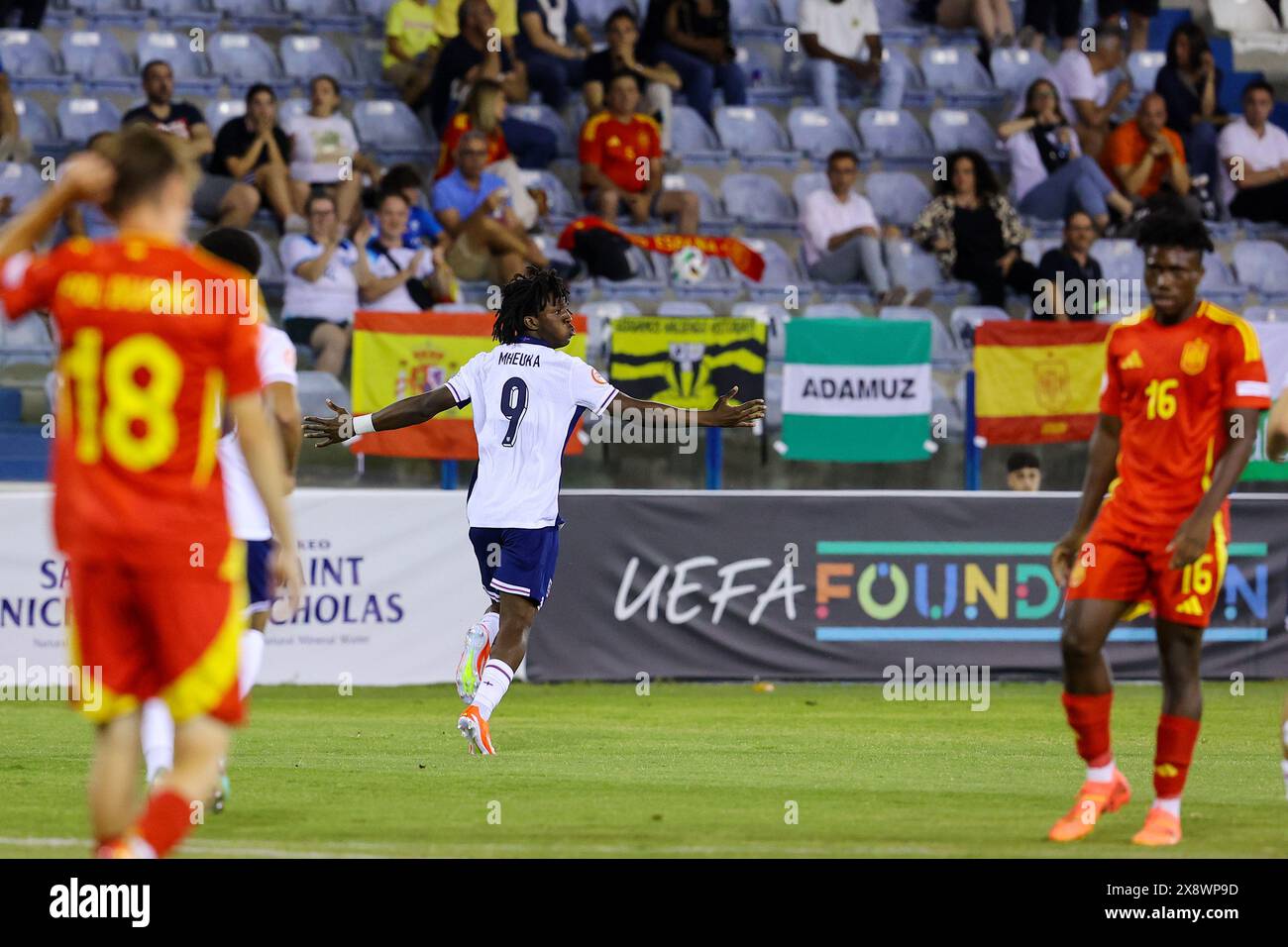 Larnaca, Cyprus, May 27th 2024: Shumaira Mheuka (9 England) celebrates ...