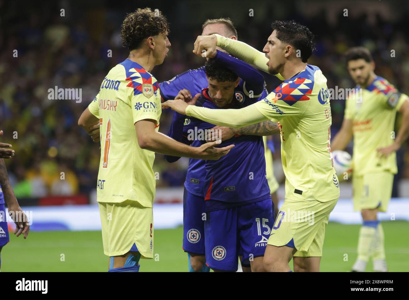 Mexico City, Mexico. 26th May, 2024. Diego Valdés #10 and Igor ...