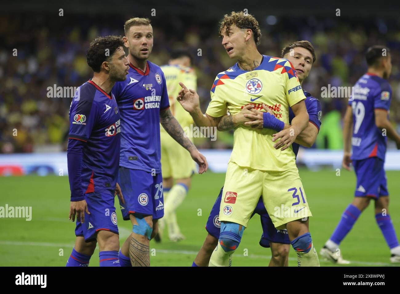Mexico City, Mexico. 26th May, 2024. Igor Lichnovsky #31of Club America ...