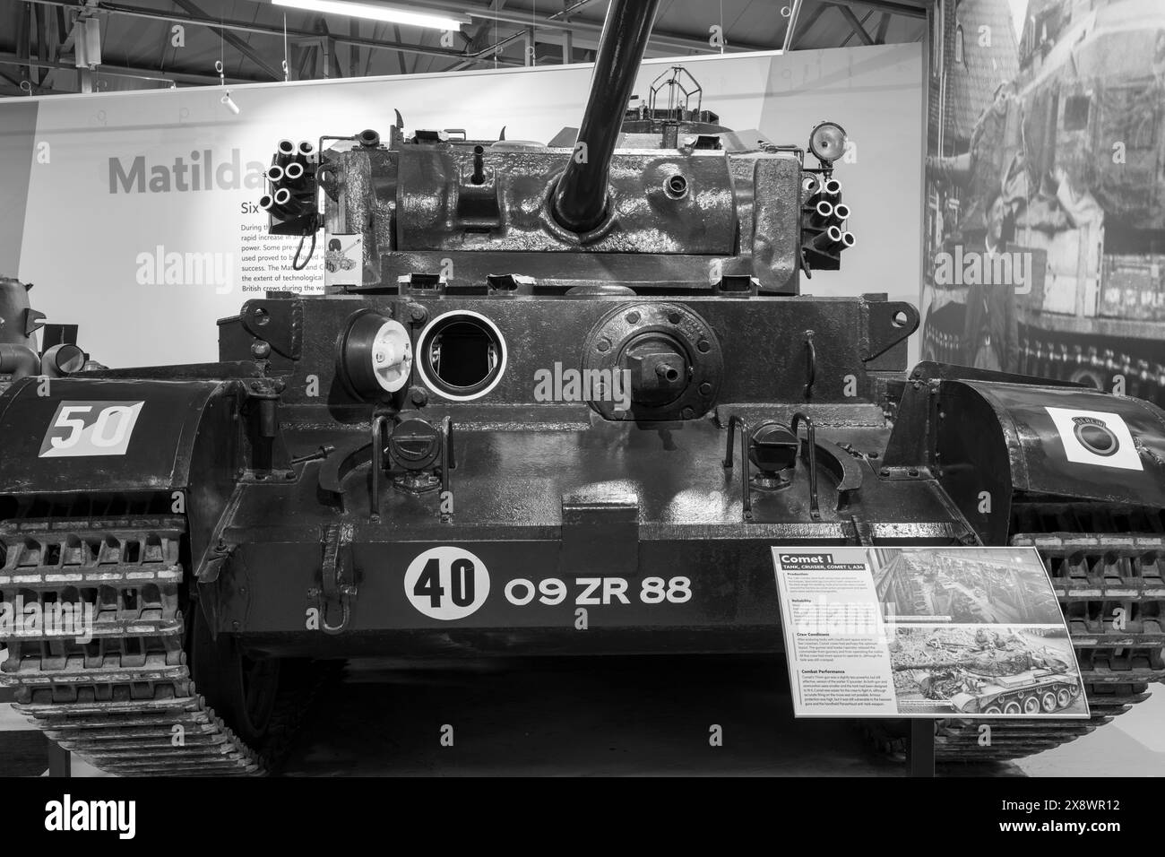 Bovington.Dorset.United Kingdom.February 25th 2024.A Comet tank from ...