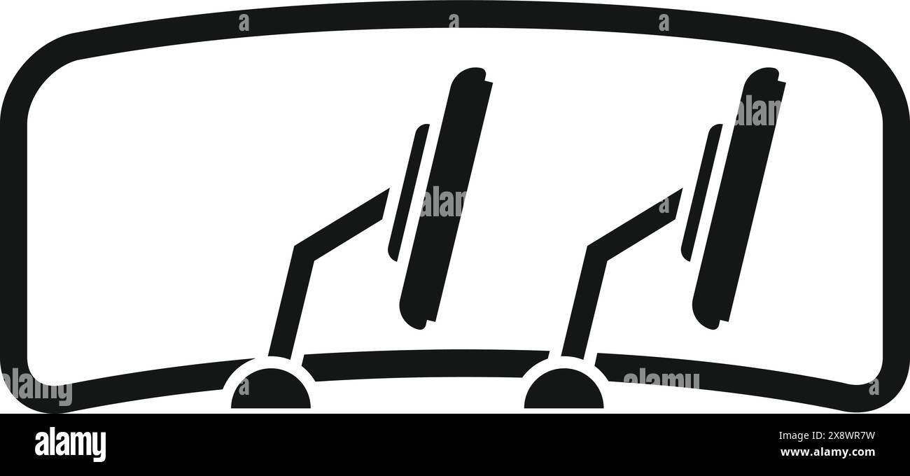 Black and white vector car dashboard speedometer icon with minimalist ...