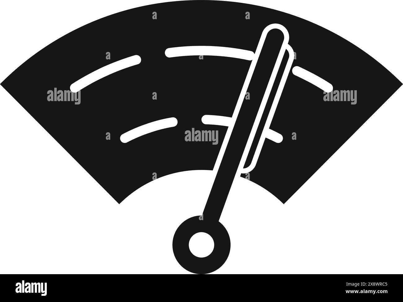 Black and white vector car dashboard speedometer icon for automotive ...
