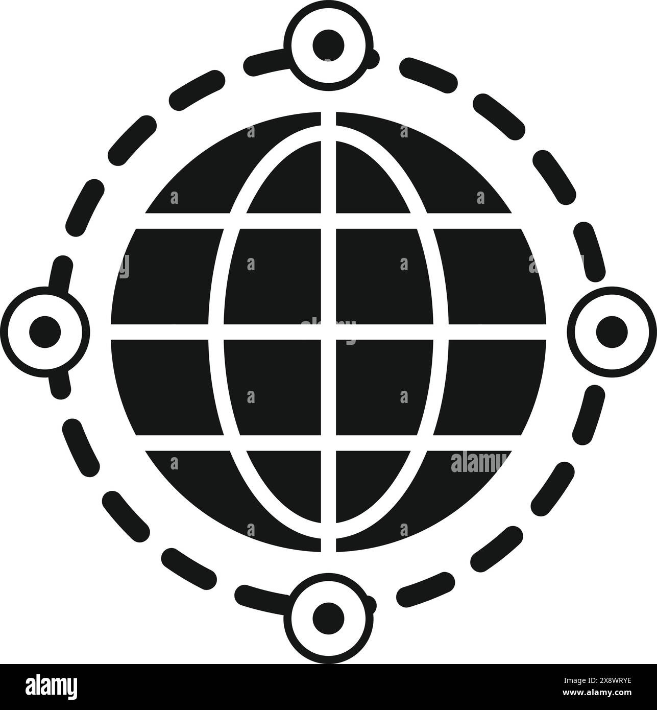 Digital interconnectivity Black and White Stock Photos & Images - Alamy