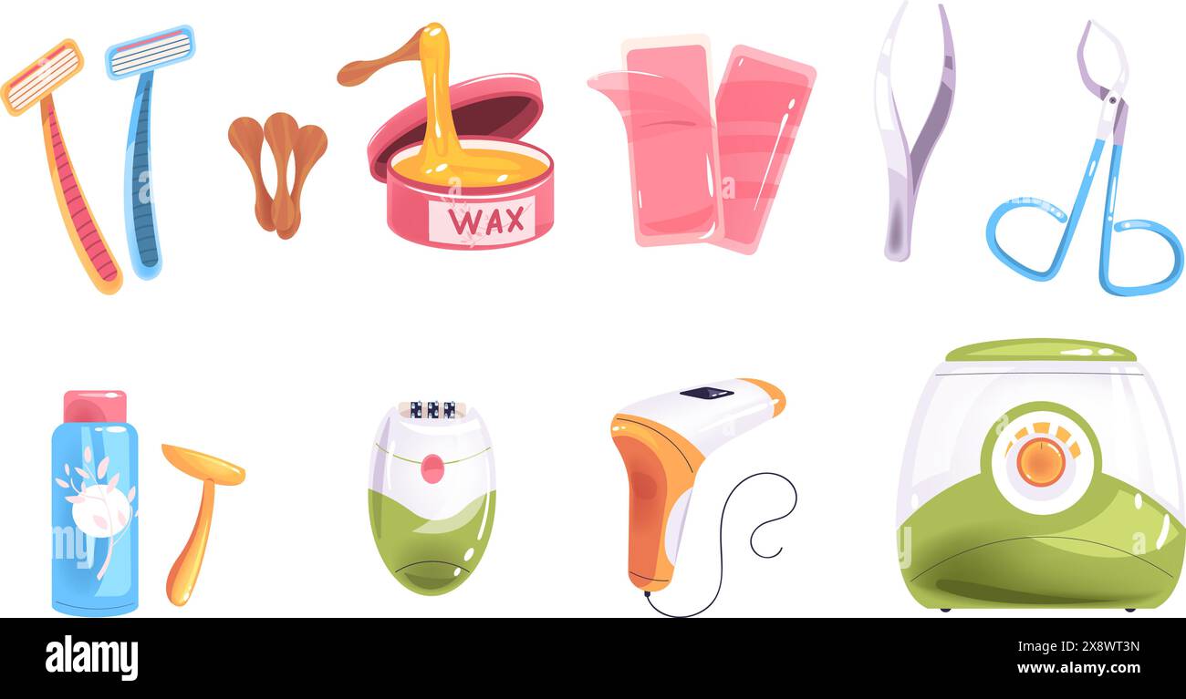 Laser hair removal home Stock Vector Images - Alamy