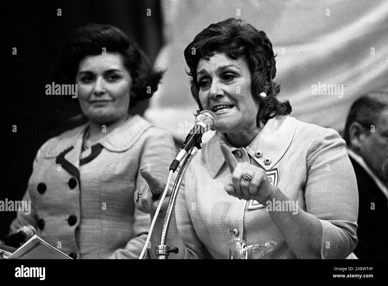 Argentine Peronist politician and tango singer Juanita Larrauri (neé ...