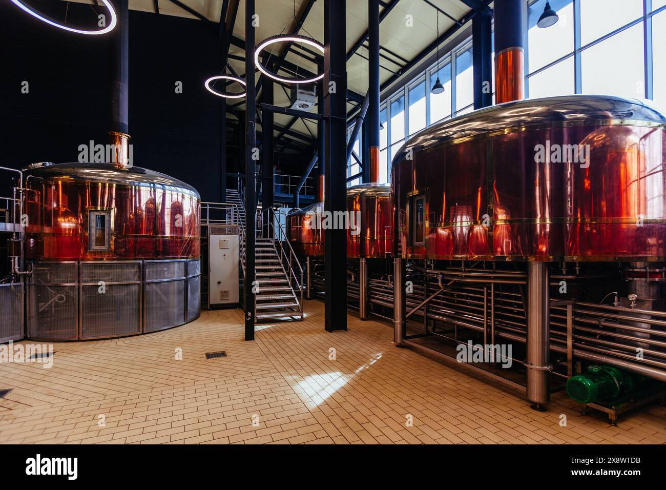 Modern brewery copper vat hi-res stock photography and images - Alamy
