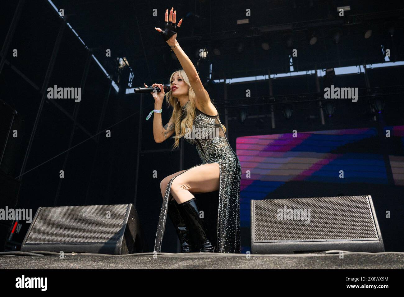 Napa, USA. 26th May, 2024. Michelle Joy of Cannons performs on Day 3 of ...