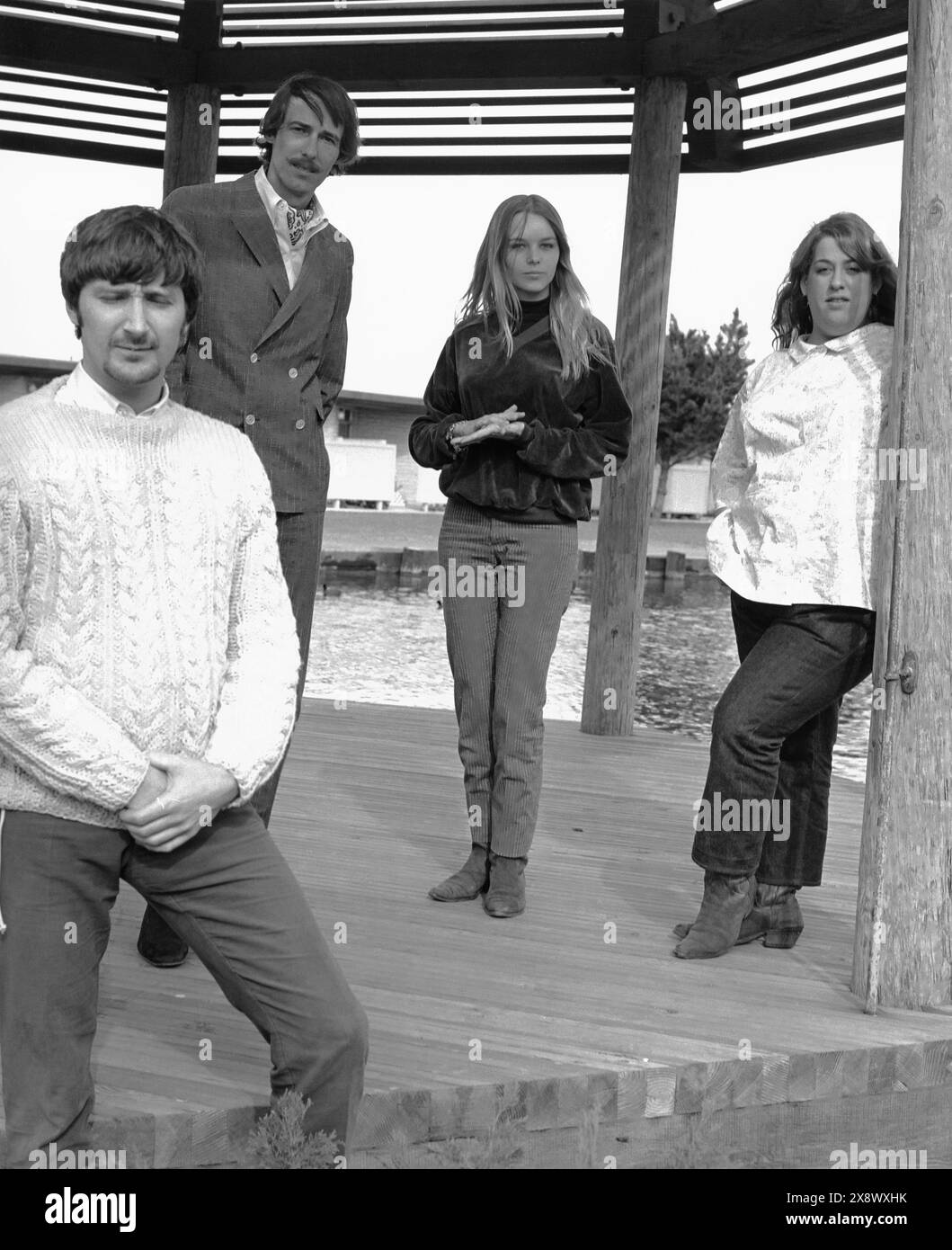 Publicity photo of the group The Mamas and the Papas Stock Photo - Alamy
