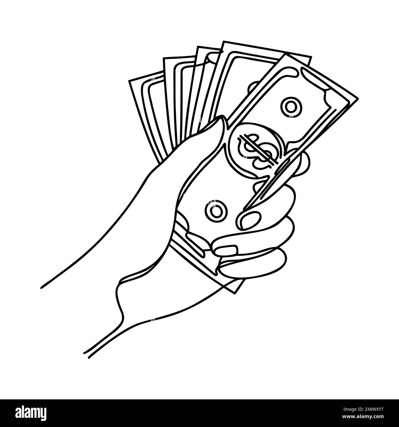 Person take in hand Black and White Stock Photos & Images - Alamy