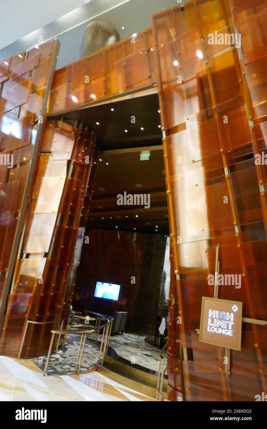 Las Vegas, Nevada, USA 15th May 2024 High Limit Lounge at Aria Hotel ...
