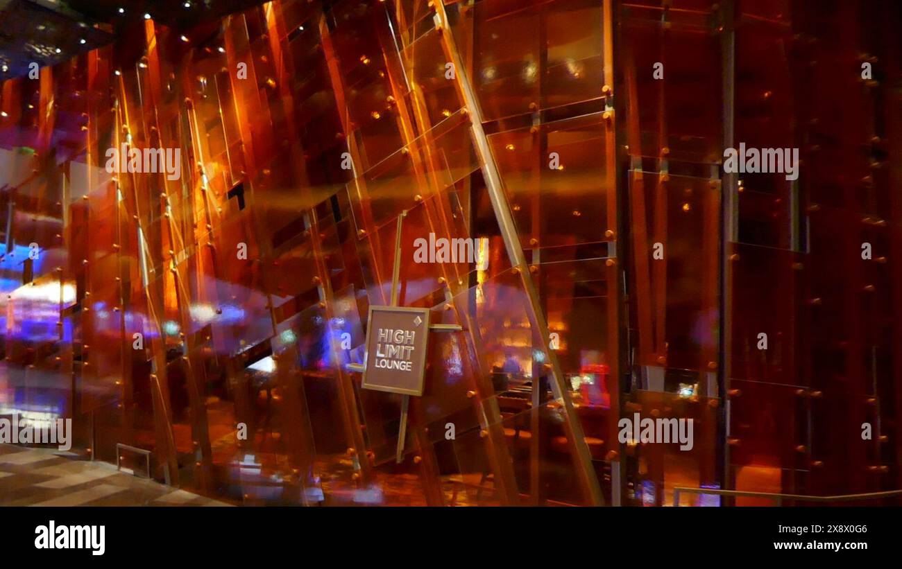 Las Vegas, Nevada, USA 15th May 2024 High Limit Lounge at Aria Hotel ...