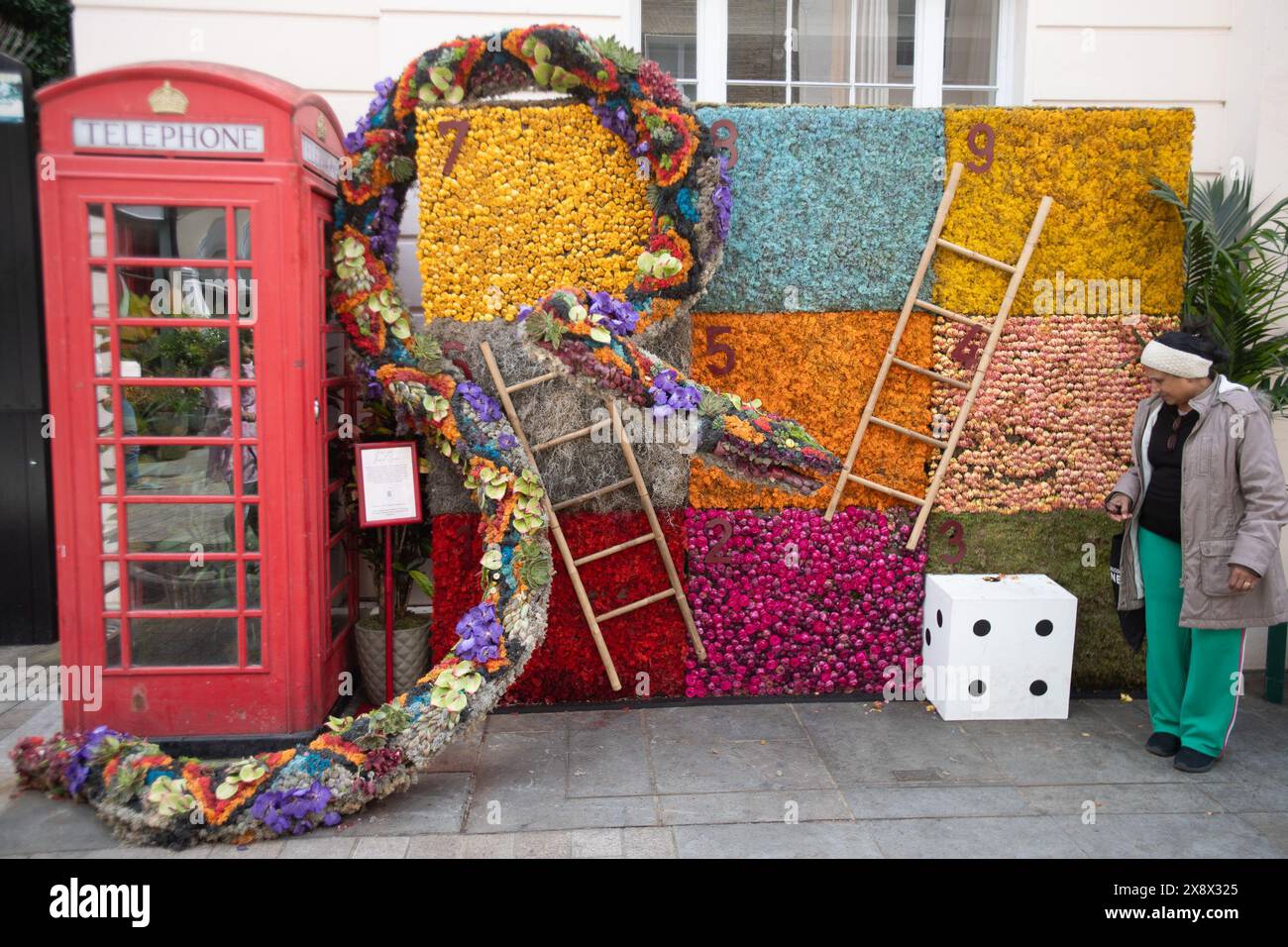 London, UK. 27 May 2024. Visitors view "Botanical Board Game" by Neill ...