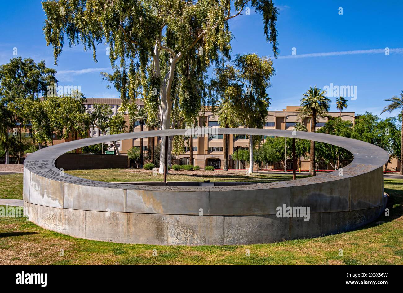 Arizona State Capitol Phoenix; 911 Memorial Names Stock Photo - Alamy