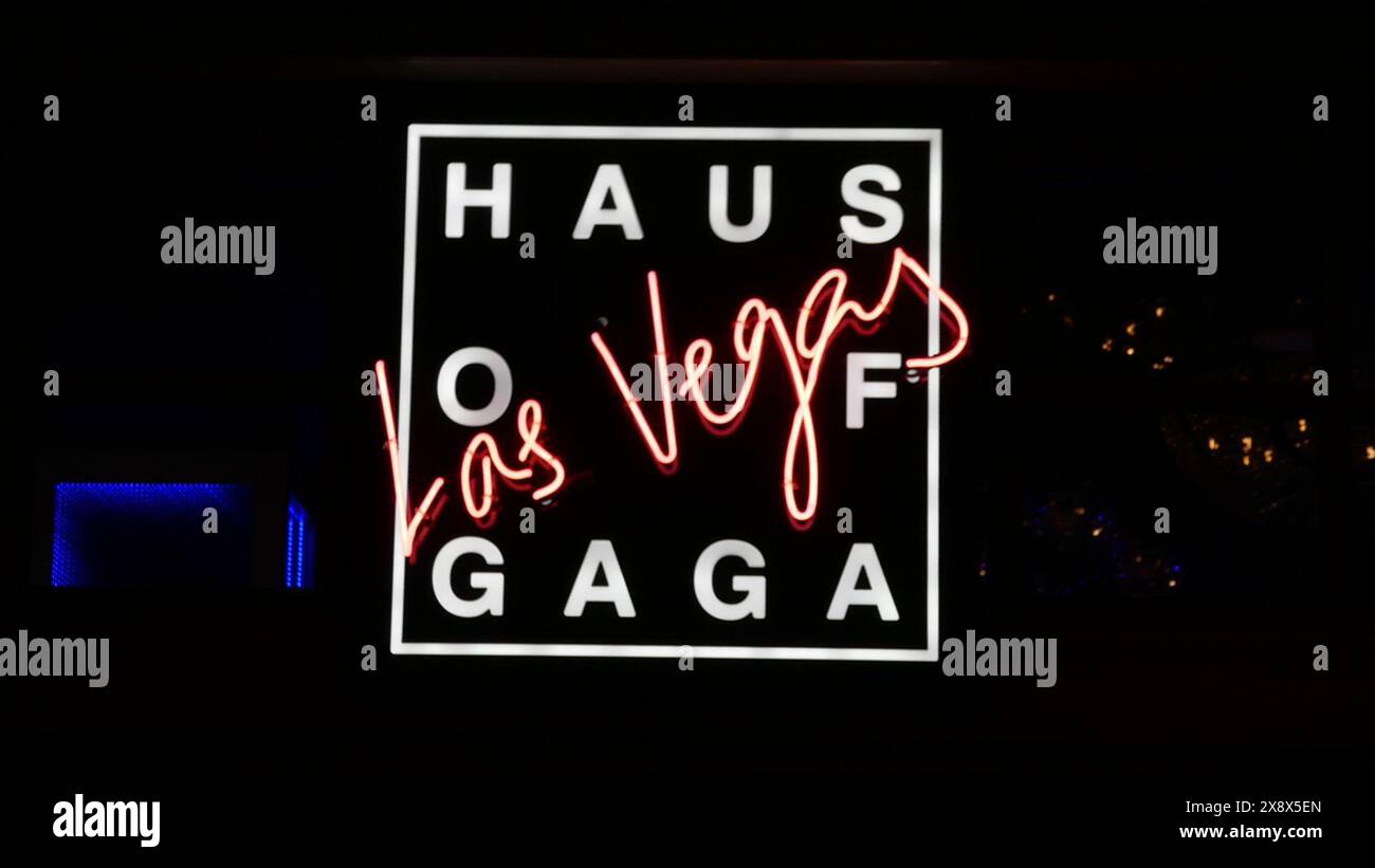 Las Vegas, Nevada, USA 15th May 2024 Lady Gaga Haus of Gaga at Park MGM Hotel & Casino, former ...