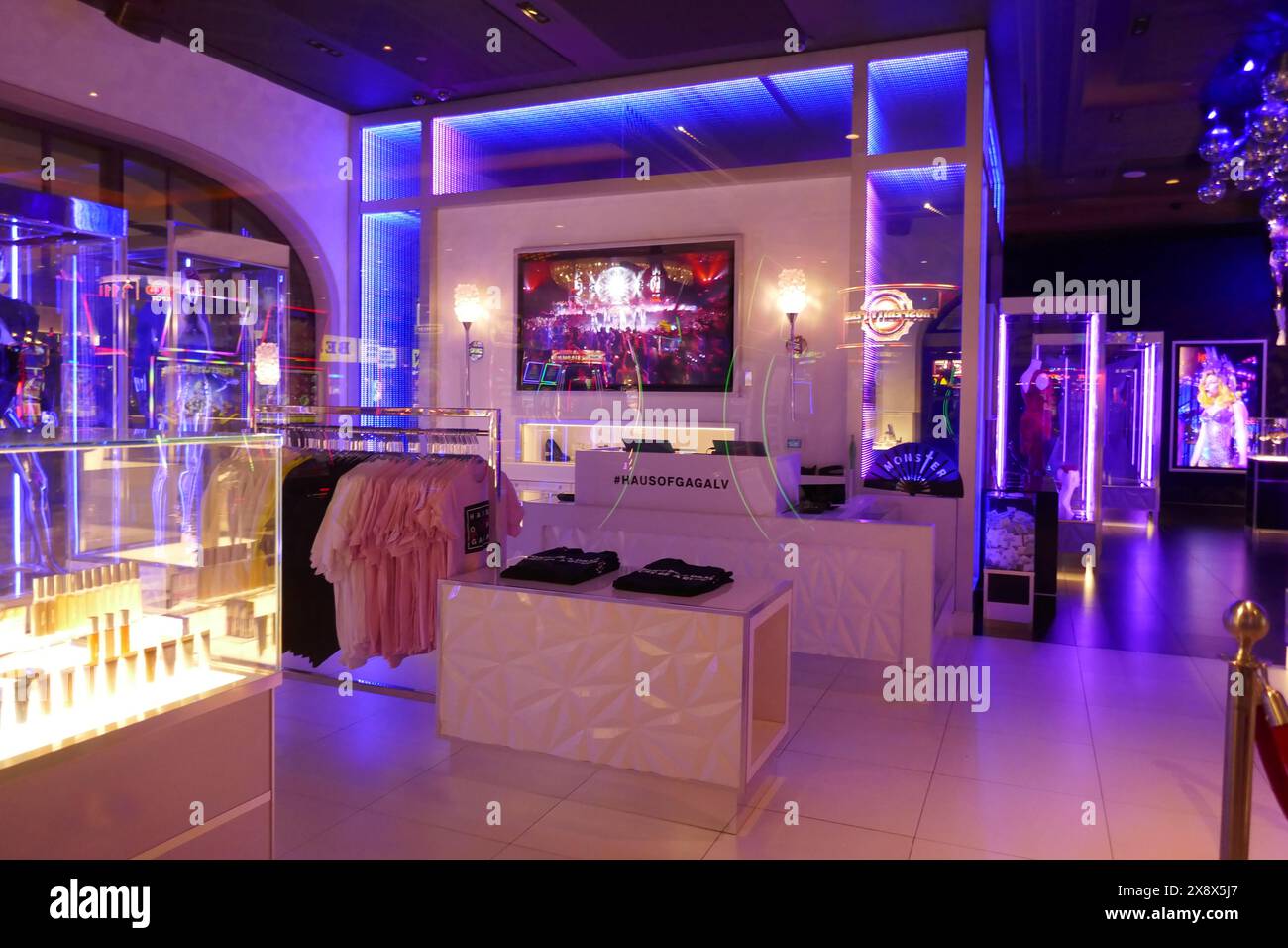 Las Vegas, Nevada, USA 15th May 2024 Lady Gaga Haus of Gaga at Park MGM Hotel & Casino, former ...