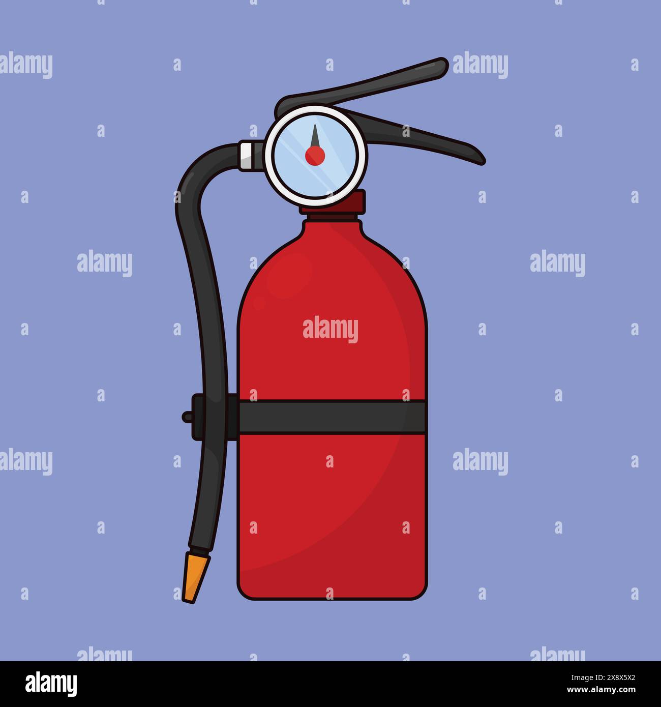 Fire Extinguisher Icon Vector, Fire Extinguisher cylinder icon vector ...