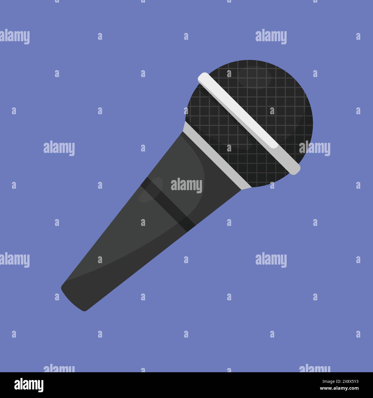 Mic Vector Icon. Professional Microphone icon illustration Stock Vector Image & Art - Alamy