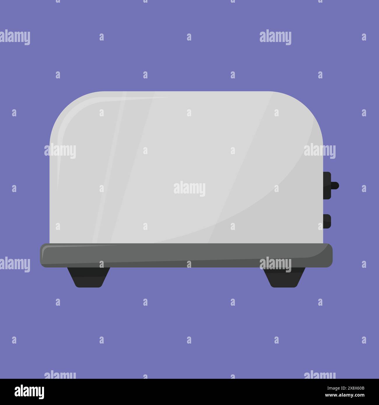 Toaster icon vector. Kitchen toaster vector illustration. bread ...