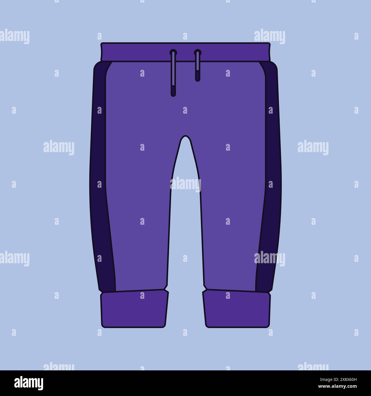 Trouser Vector icon. Trouser joggers illustration. sports Wear trouser ...