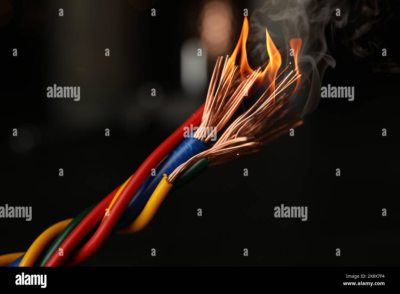 Electrical spark wires hi-res stock photography and images - Alamy