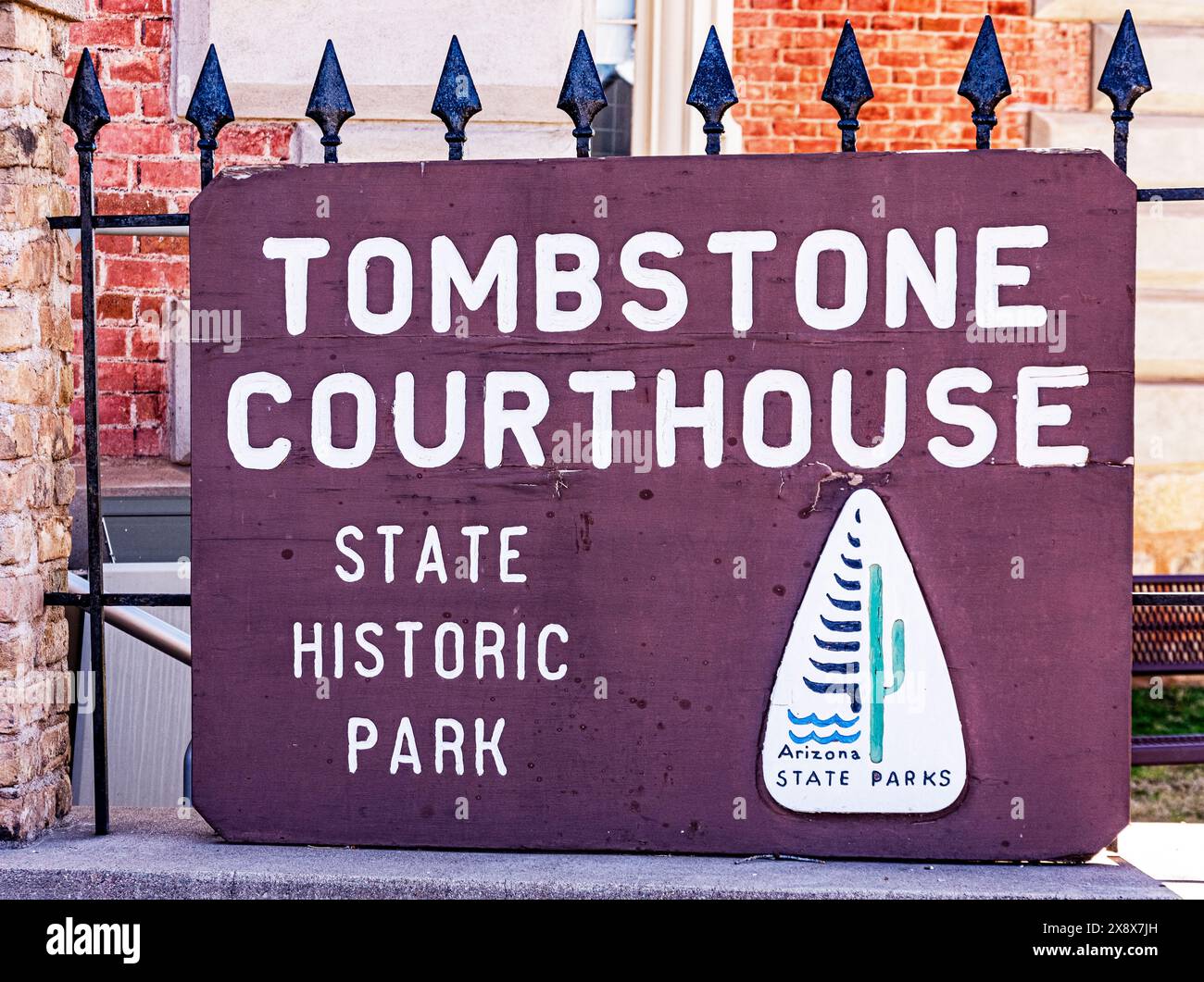 Tombstone is a old silver mining town in southern Arizona, a portrait ...