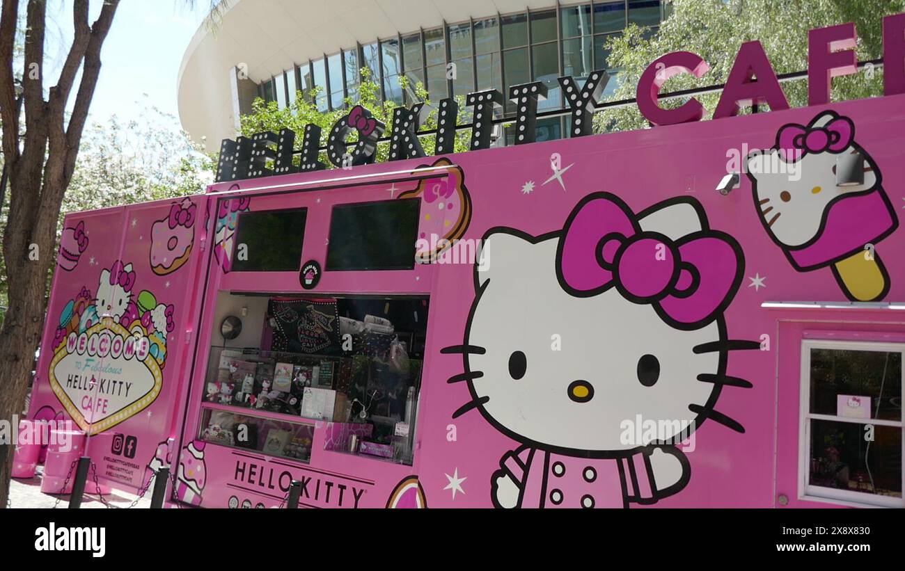 Las Vegas, Nevada, USA 15th May 2024 Hello Kitty Cafe at New York New ...