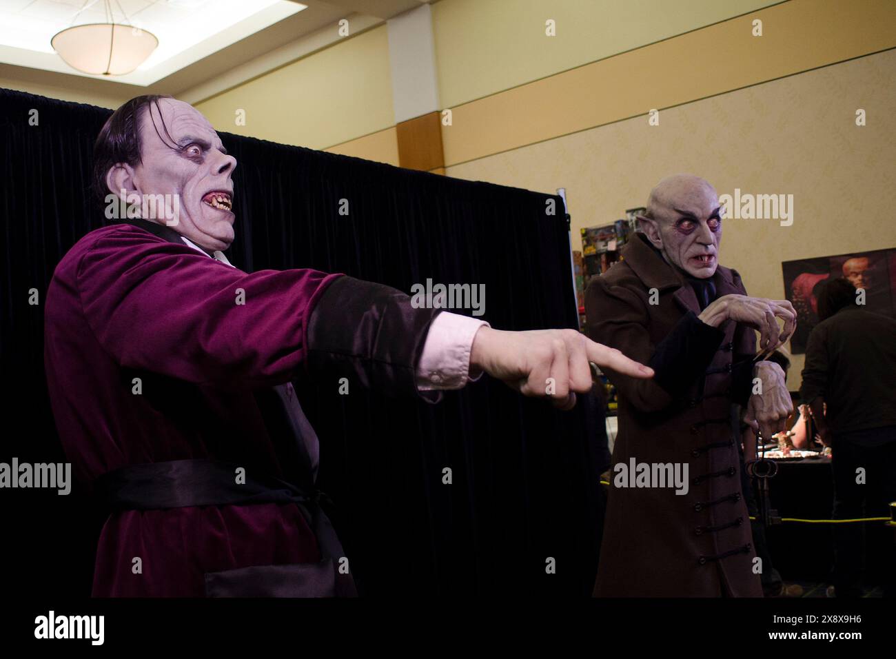 Special effects makeup and prosthetic monster creations displayed at ...