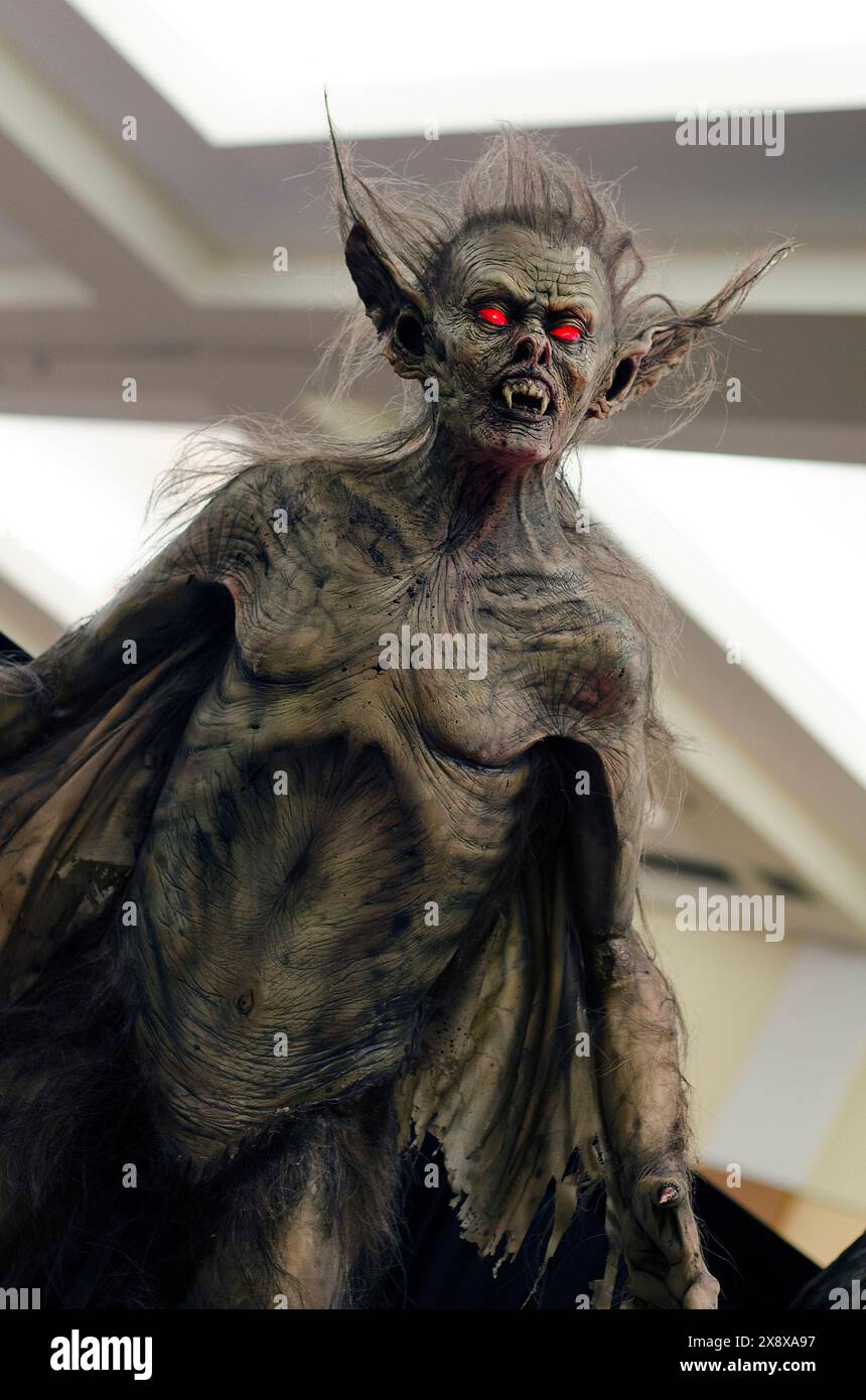 Special effects makeup and prosthetic monster creations displayed at ...