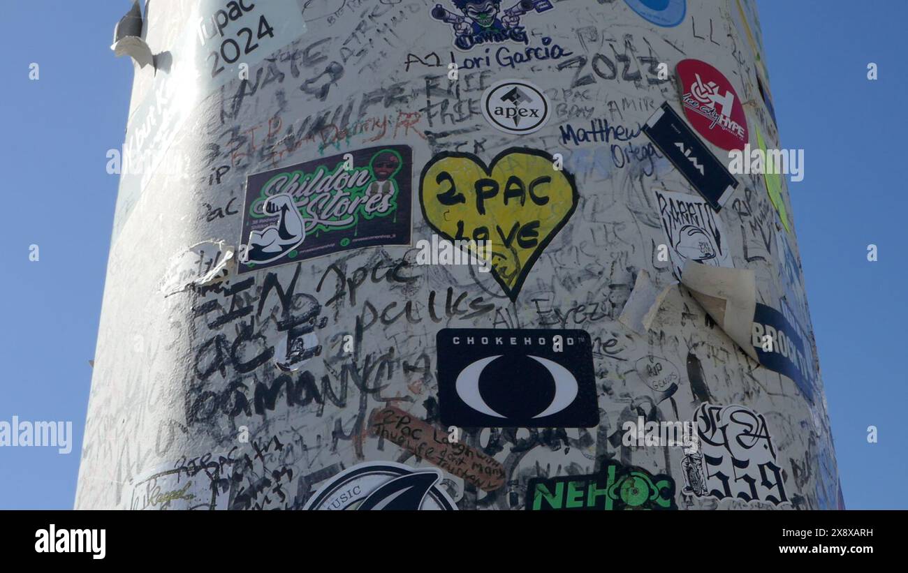 Las Vegas, Nevada, USA 15h May 2024 Rapper Tupac Shakur Murder Shooting ...